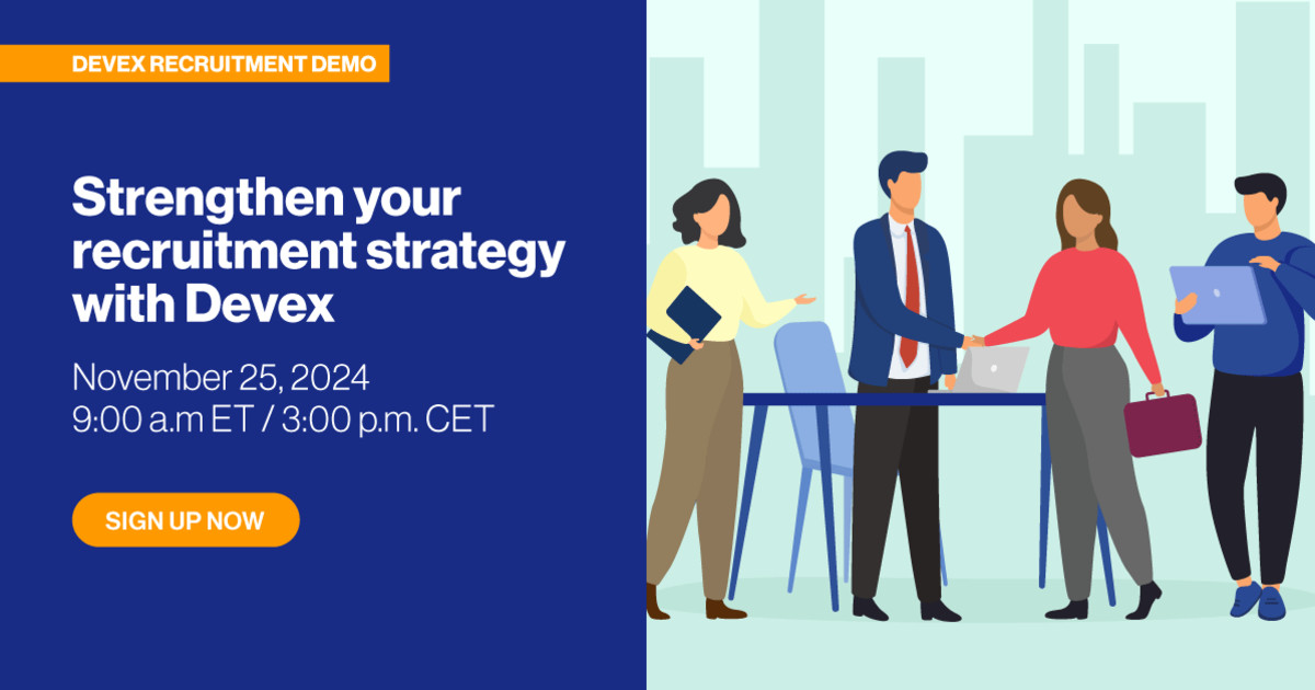 Strengthen your recruitment strategy with Devex | Devex